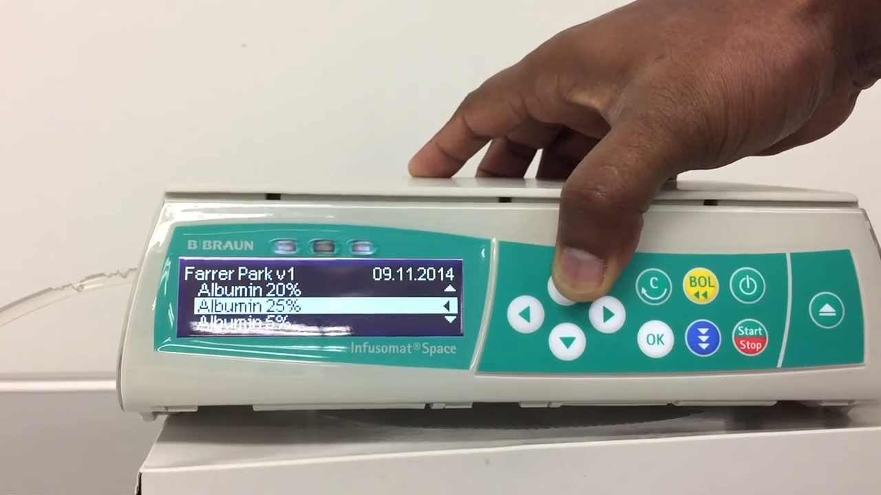 B BRAUN Infusomat Space Volumetric Infusion Pump (Refurbished)