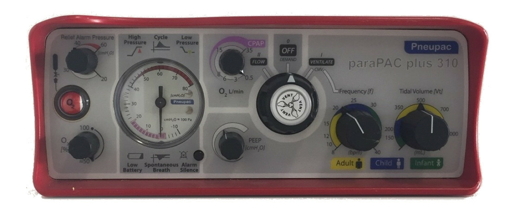 Pneupac ParaPAC Plus 310 (Refurbished) - Diac Medical - We Sell Used ...